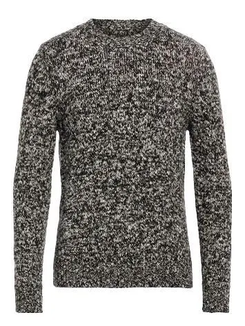 MASQ Alpaca Wool Blend Sweater With Mock Neck - Black