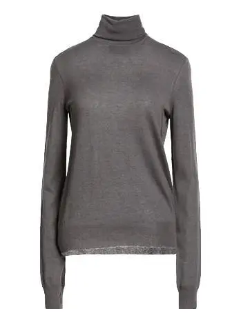Zadig&Voltaire Cashmere Turtleneck With Distressed Hem - Grey