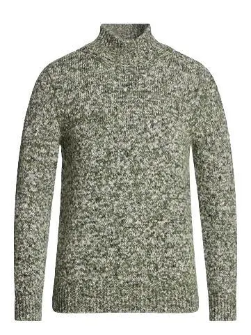 MASQ Turtleneck Alpaca Wool Blend Sweater - Green