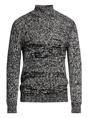 MASQ Wool Blend Turtleneck Sweater - Black