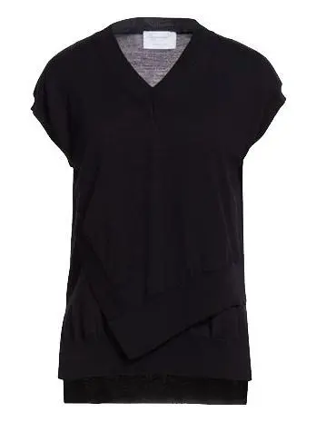 DANIELE FIESOLI Merino Wool Sleeveless V-neck Sweater - Blue