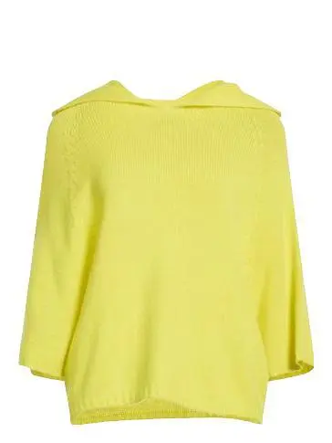 Fabiana Filippi Cashmere Hooded Sweater - Yellow