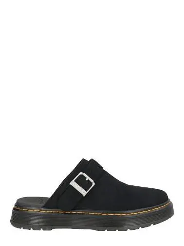 Dr. Martens Suede Mules - Black