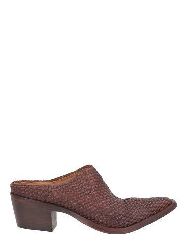 ZOLFO Leather Mules - Rust