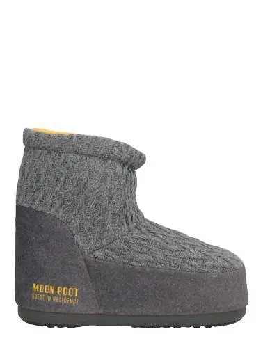 Moon Boot Ankle Boots Textile Fibers - Grey