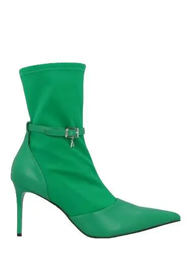 TWINSET Sock Ankle Boots Textile Fibers - Green