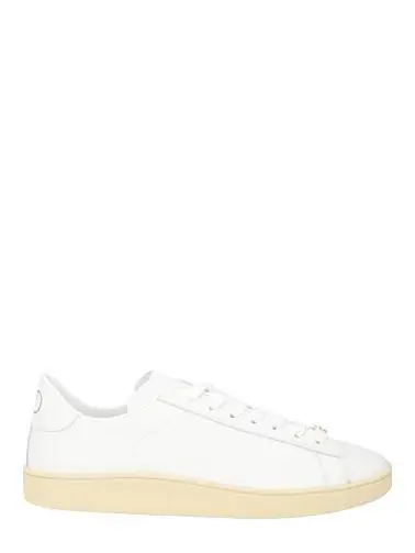 Valentino Garavani Leather Low-top Sneakers With Logo Detail - White