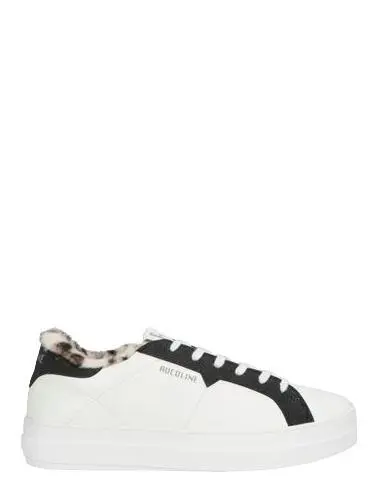 RUCOLINE Low-top Sneakers With Plush Fabric Detail - White