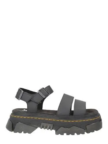 Dr. Martens Leather Sandals With Buckle Fastening - Black