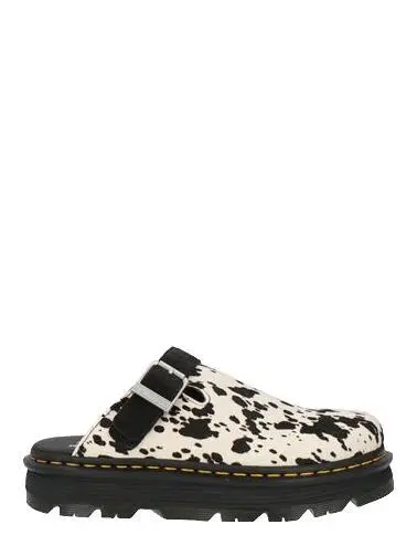 Dr. Martens Leather Mules - White
