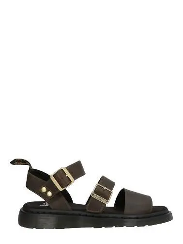 Dr. Martens Gryphon Dms Wyoming Dark Leather Sandals - Green