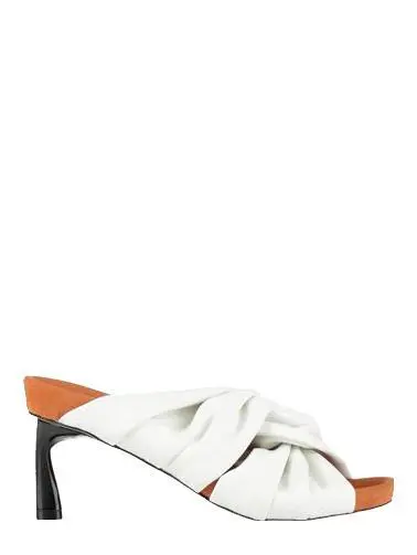 Stella McCartney Textile Fibers Heeled Sandals - White