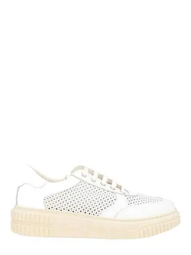BALDININI Calfskin Low-top Sneakers - Off White