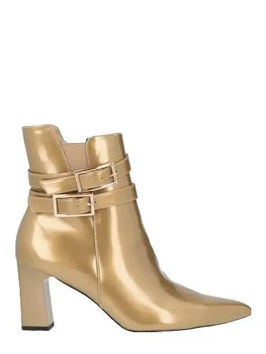 BRACCIALINI Ankle Boots With Buckle Detail - Gold