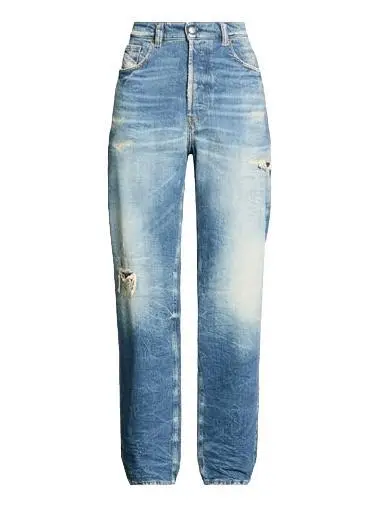 DIESEL® Tapered Jeans In Cotton, Hemp, And Elastane Blend - Blue