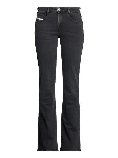 DIESEL® Cotton And Elastane Flared Jeans - Black