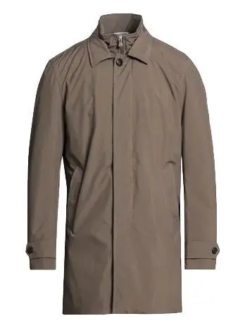 Fedeli Single-breasted Coat - Beige