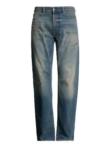 DIESEL® Cotton Straight Leg Jeans - Blue