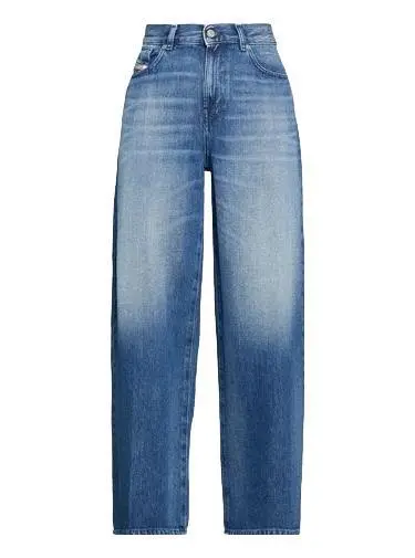 DIESEL® Cotton Wide-leg Jeans - Blue