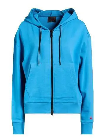 Peuterey Cotton Zip-up Hoodie - Azure