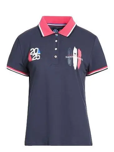 NORTH SAILS Cotton & Elastane Piqué Polo Shirt - Navy
