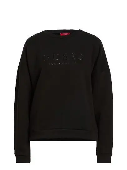 Guess Crewneck Sweatshirt With Logo - Black