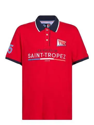 NORTH SAILS Polo Shirt Size Cotton, Elastane - Red