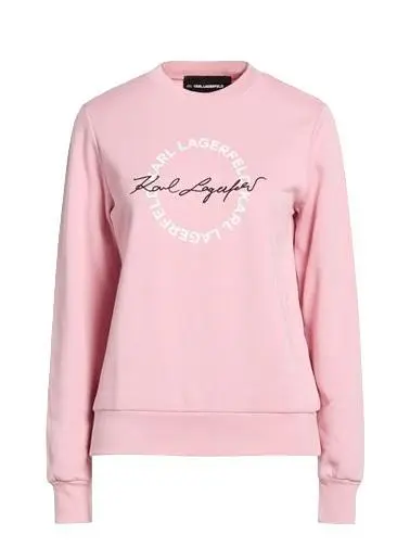 Karl Lagerfeld Sweatshirt In Organic Cotton - Pink