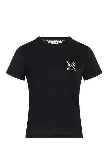 RICHMOND X Pima Cotton Crewneck T-shirt - Black