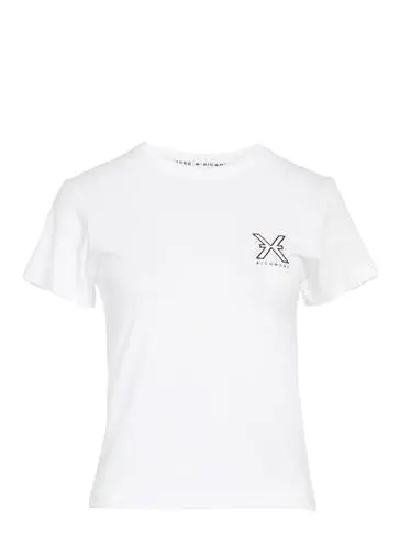 RICHMOND X Pima Cotton Crewneck T-shirt - White