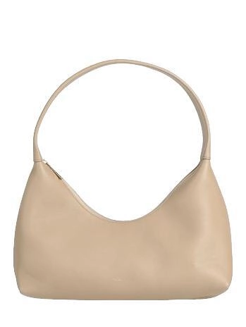 MANSUR GAVRIEL Candy Baguette Hobo Bag In Pebbled Leather - Grey