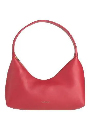MANSUR GAVRIEL Candy Baguette Leather Hobo Bag - Tomato Red