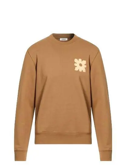 Sandro Cotton Sweatshirt With Appliqu - Beige