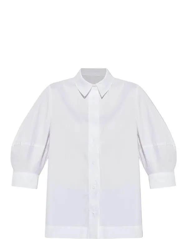 Munthe Nust Embroidered Cotton Shirt - White