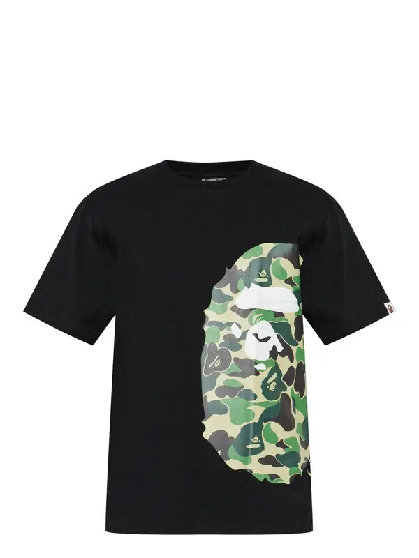 A BATHING APE T-shirt With Logo - Black