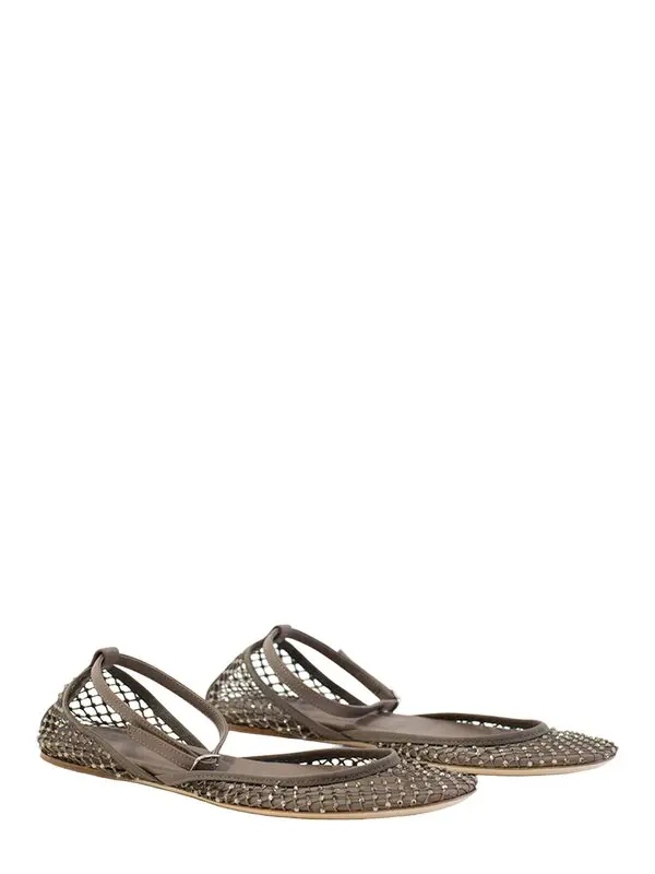 Christopher Esber Minette Ballet Flat - Brown
