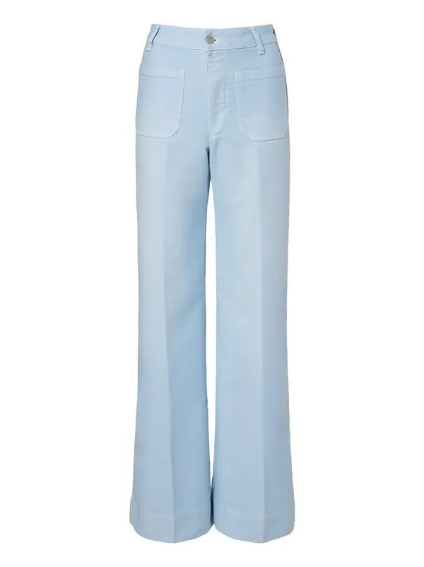 Victoria Beckham Alina Wide-leg Jeans - Blue