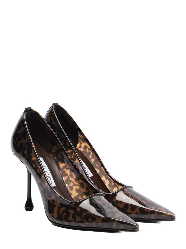 JIMMY CHOO Ixia Animal-print Tpu Pumps - Brown