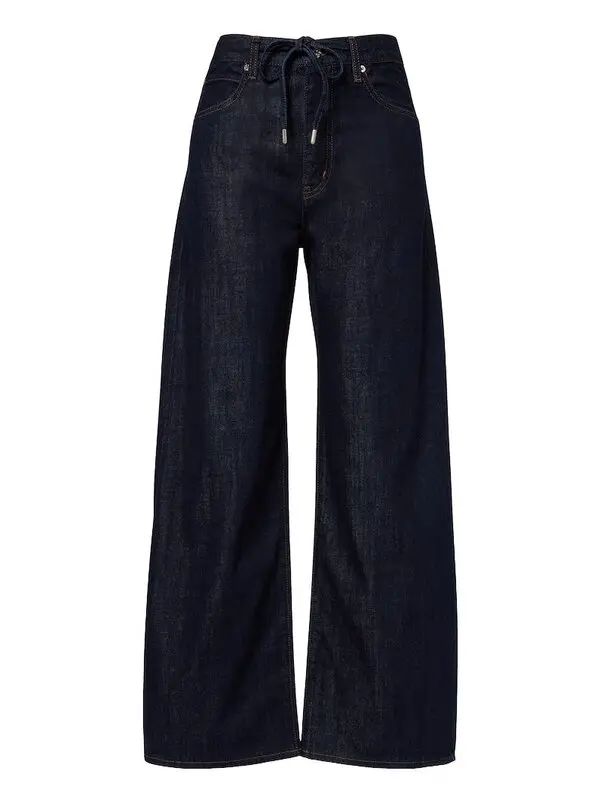FRAME The Off Duty Wide-leg Jeans - Blue