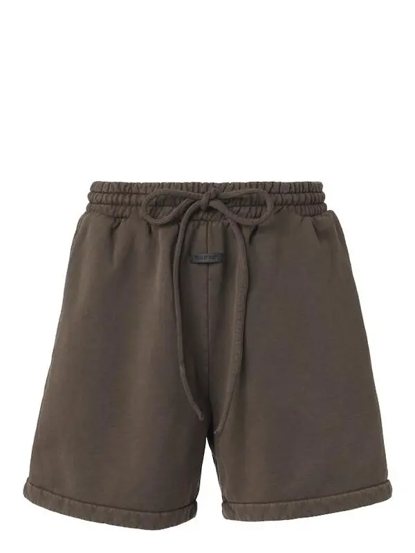 Fear Of God Cotton Jersey Relaxed Fit Drawstring Shorts - Brown