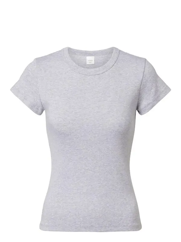 LESET Nando Cotton Jersey T-shirt - Grey