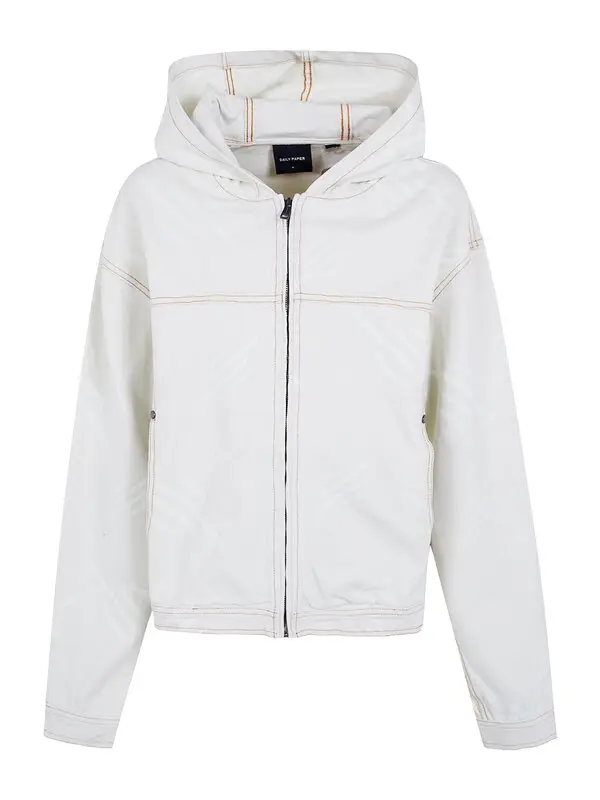 DAILY PAPER Giacca Canvas Zip-up Hoodie - Gray