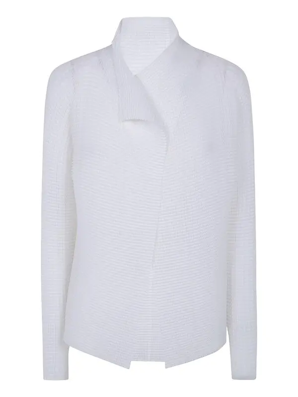 Issey Miyake Polyester Shirt - White