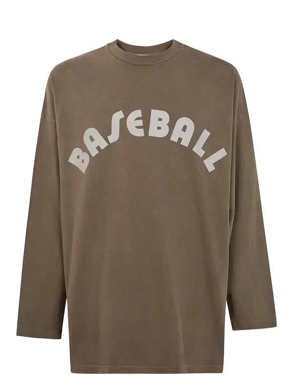 Fear Of God Baseball Long Sleeve T-shirt - Brown