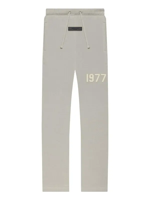 Fear Of God Relaxed Fit Sweatpants With "1977" Graphic - Grey