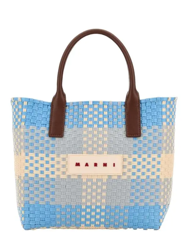 Marni Woven Tote Bag - White