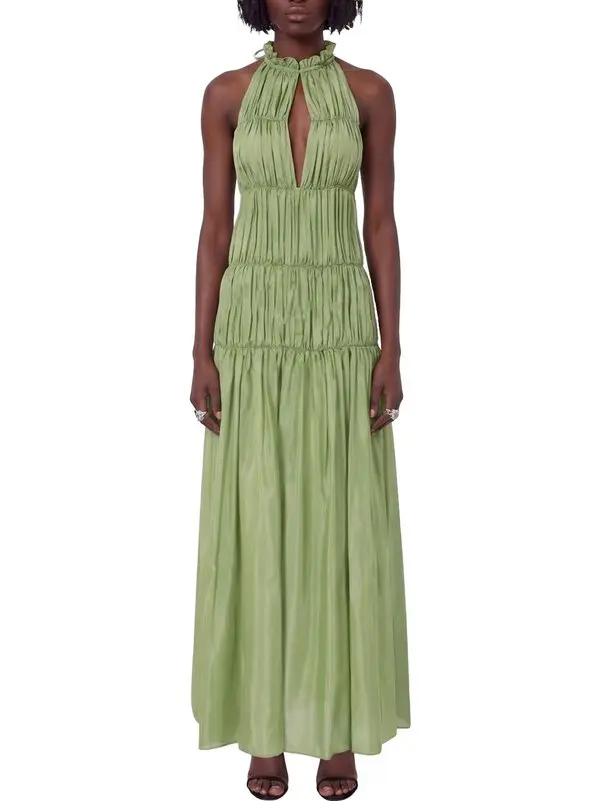 SEMICOUTURE Maxi Dress - Green