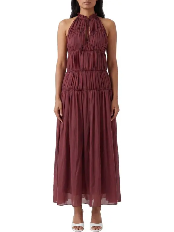 SEMICOUTURE Maxi Dress - Red