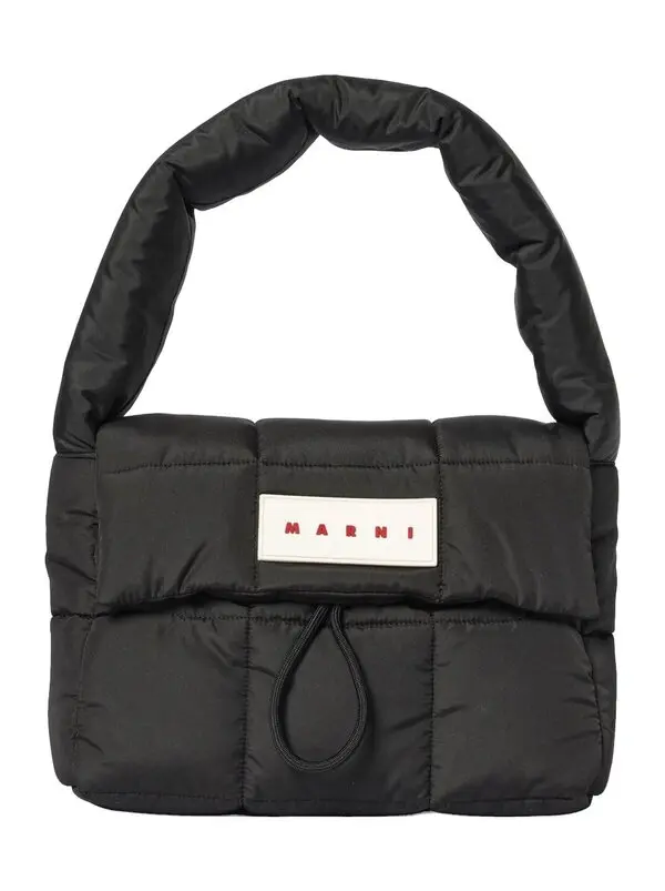 Marni Padded Shoulder Bag - Black