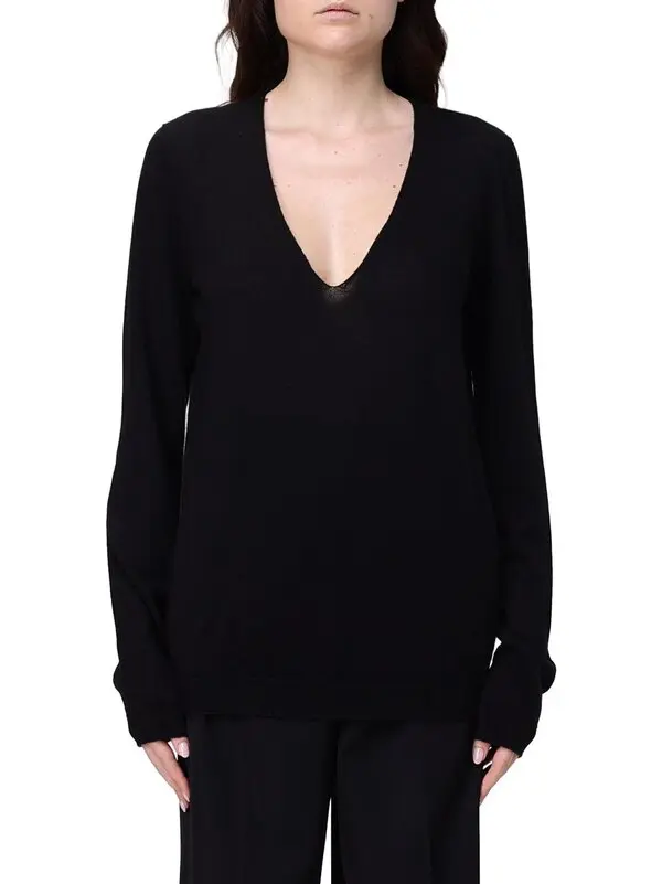 Rick Owens Cashmere V-neck Jumper - Black